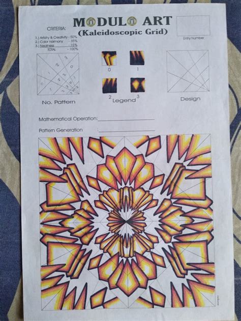 Modulo Art Square Grid