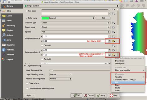Qgis Proportional Coloring Within Polygon For Multiple Variables Geographic Information