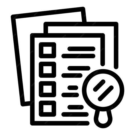 Premium Vector Magnifying Glass Analyzing Document For Audit