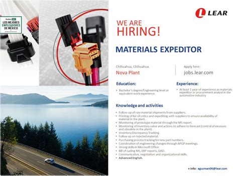 Alma R Guzmán On Linkedin Learforyou Materials Automotive Jobs