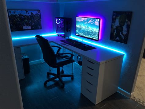 Battlestation Album On Imgur Gaming Room Setup Computer Gaming Room Video Game Room Design