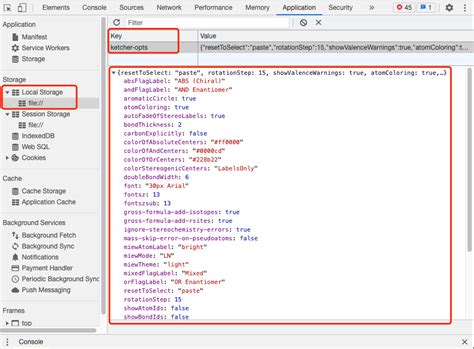 Get Or Set Settings Data When Using Ketcher React · Issue 1197 · Epam