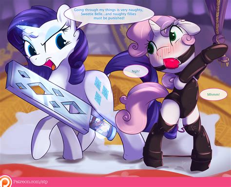 Rule 34 Ball Gag Blush Bondage Bound Clothing Dialogue Domination