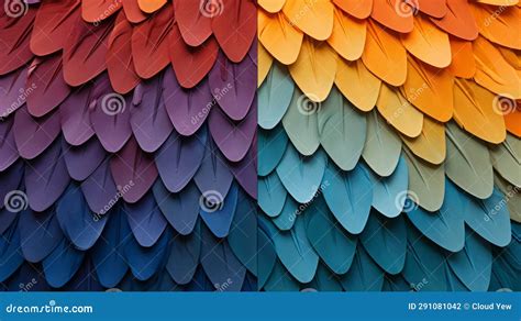Palette Of Complementary Colors In Textured Pattern Stock Illustration