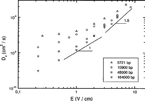 A Log Log Plot Of The Longitudinal Dispersion Coefficient D X As A Download Scientific Diagram