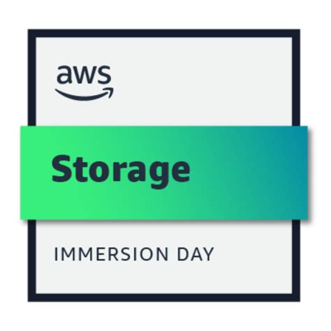 Aws Storage Immersion Day Participant Credly