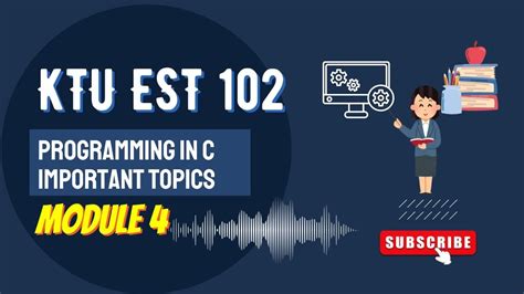 Est 102 Programming In C Module 4 Storage Classes Youtube