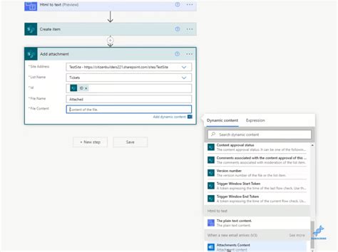 how to parse emails and populate sharepoint lists in power automate master data skills ai