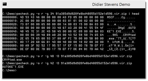 Update Pecheckpy Version 060 Overview Of Resources Didier Stevens