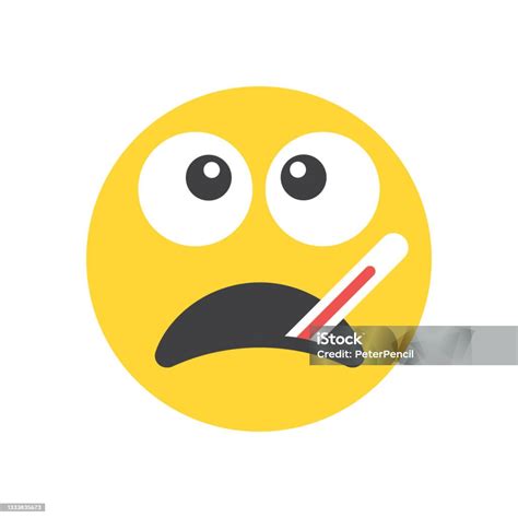 아픈 웃는 얼굴 이모티콘 아이콘 이모티콘 미소 감정 재미있는 만화 소셜 미디어 벡터 일루우스타네이션 Brand Name