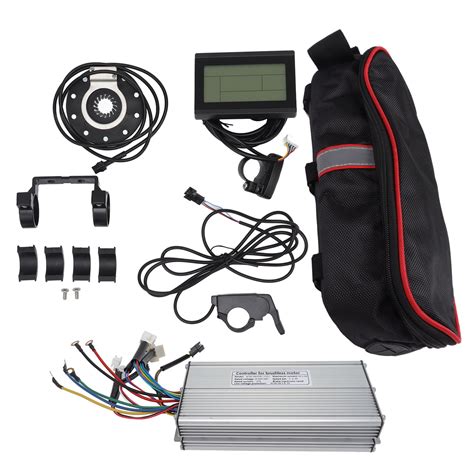 Electric Bike Conversion Kit 35a Sine Wave Controller With Light Wire Lcd3 Panel Thumb Throttle