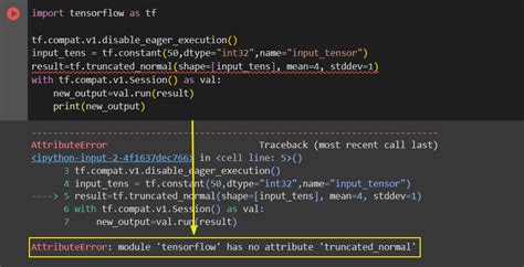Module Tensorflow Has No Attribute Truncated Normal