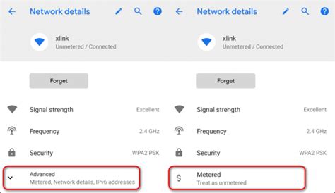 How To Set Wi Fi Network As Metered Or Unmetered On Android
