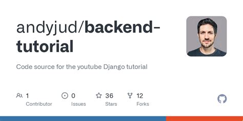 Backend Tutorialtemplatesausersprofilehtml At Main · Andyjudbackend Tutorial · Github