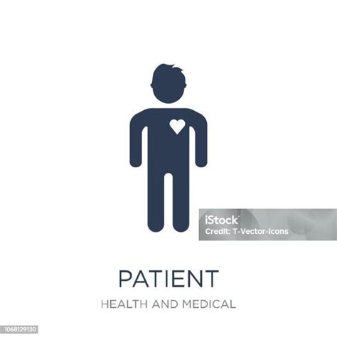 환자 아이콘입니다 건강 및 의료 컬렉션에서 흰색 배경에 유행 평면 벡터 환자 아이콘 건강관리와 의술에 대한 스톡 벡터 아트 및 기타 이미지 건강관리와 의술 노트북