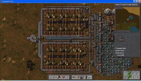 Factorio Furnace Layout