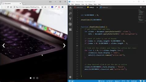 Javascript Project Image Slider Youtube
