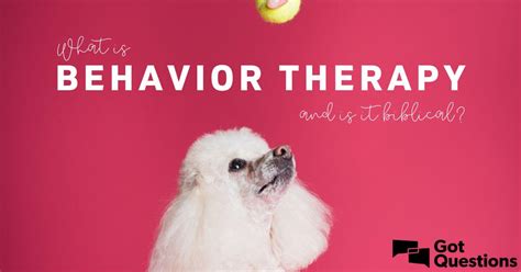 What is behavior therapy, and is it biblical? | GotQuestions.org