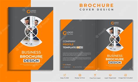Premium Vector Brochure Cover Design Or Company Profile Cover Template Layout Design