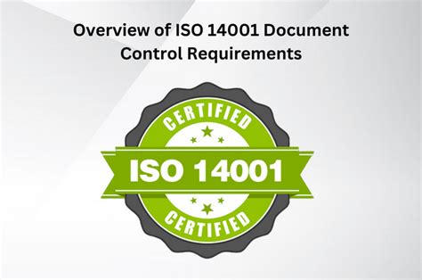 Overview Of Iso 14001 Document Control Requirements