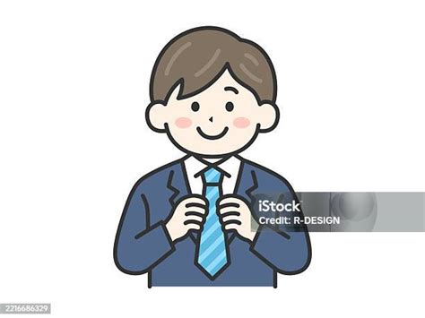 양복을 입은 남자가 아버지의 날 선물로 넥타이를 받은 그림 남성에 대한 스톡 벡터 아트 및 기타 이미지 남성 남자 넥타이 Istock