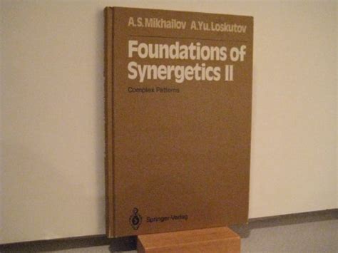 foundations of synergetics ii complex patterns springer series in