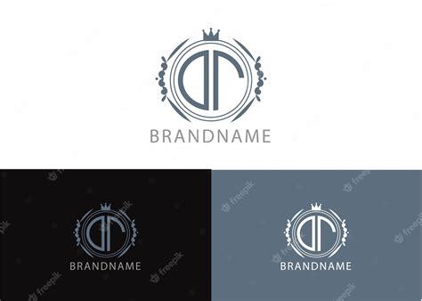 Premium Vector Modern Monogram Initial Letter Dt Logo Design Template