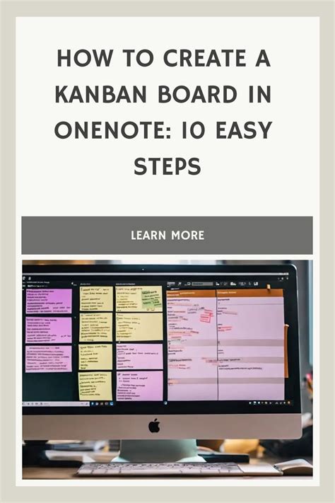 How To Create A Kanban Board In OneNote Easy Steps Aesthetic Diys