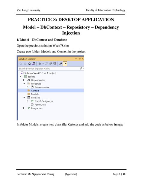 Week 8 Oop Nothing Practice 8 Desktop Application Model