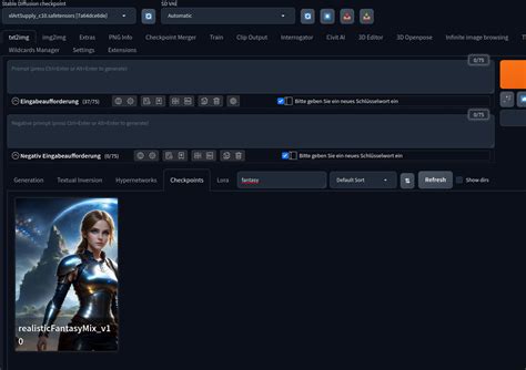 Feature Request Please Add A Model Selection Option To The Generation Tabs Issue