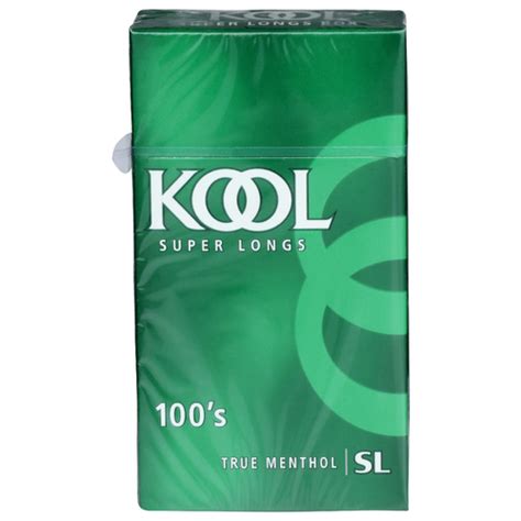 Kool 100s True Menthol Super Longs Sl Cigarettes 20 Count