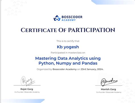 Yogesh Kumar B On Linkedin Dataanalytics Python Booscoderacademy