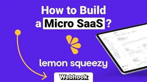 How To Build A Micro Saas With Lemon Squeezy Webhook