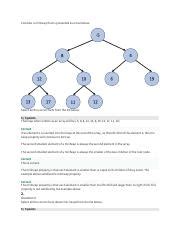 Basics Of Heap Data Structures Week1 Pdf Consider A Minheap That Is