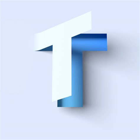 120 3d Blue Letter T Stock Illustrations Royalty Free Vector Graphics