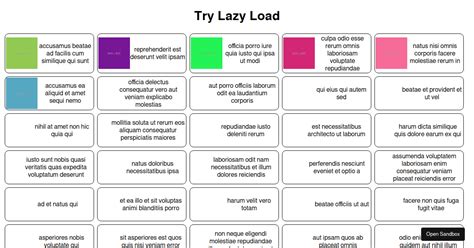 New Lazy Load With Styled Components Codesandbox