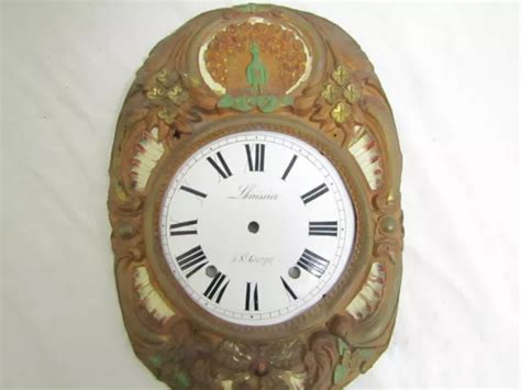 P Facade Et Cadran Horloge Comtoise Eur Picclick Fr