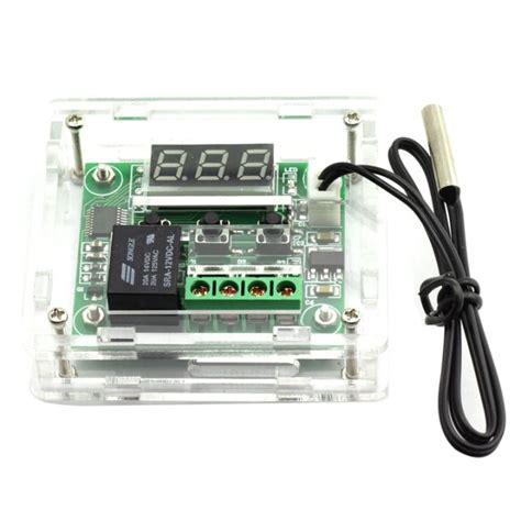 W1209 Dc 12v Thermostat Temperature Control Switch Controller With Digital Led Display With Case