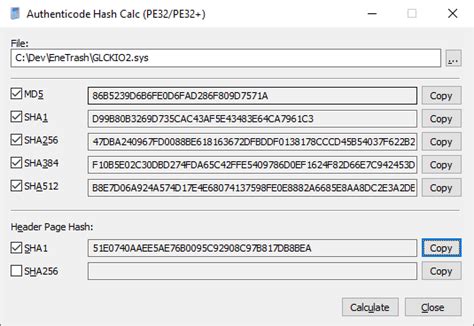 Github Hfiref0xauthhashcalc Authenticode Hash Calculator For Pe32pe32 Files