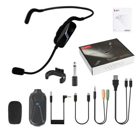 → Trådløs Mikrofon Med Headset Fri Fragt