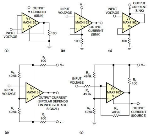 Op Amp Can Source Or Sink Current Edn