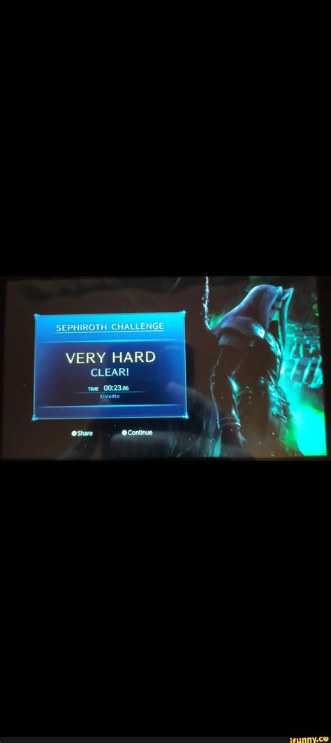 Sephiroth Challenge Very Hard Clear Me Oshare Ocentinue Ifunny