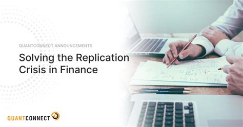 Solving The Replication Crisis In Finance Jared Broad