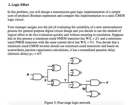 Solved 2 Logic Effort In This Problem You Will Design A