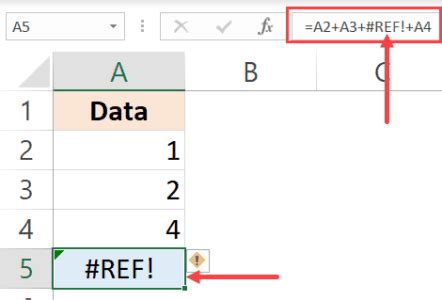 REF Error In Excel How To Fix The Reference Error