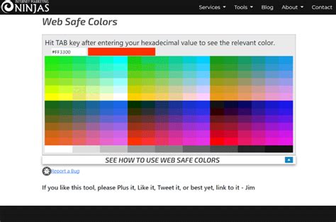 Web Safe Colors 闪电博