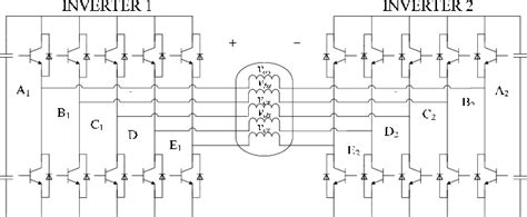 Dual Inverter Fed Five Phase Open End Winding Topology Download Scientific Diagram