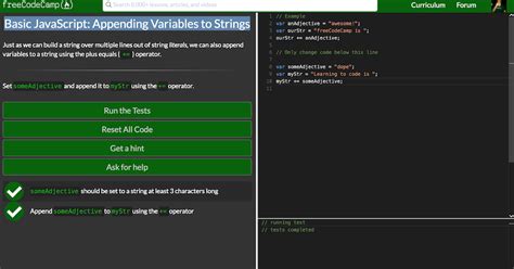 Just A Few Things Basic Javascript Appending Variables To Strings