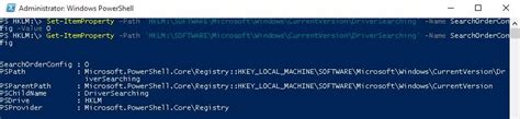powershell get modify create and remove registry keys or parameters