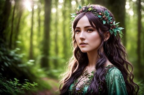 Premium Ai Image Beautiful Inhabitant Of The Forest Mythical